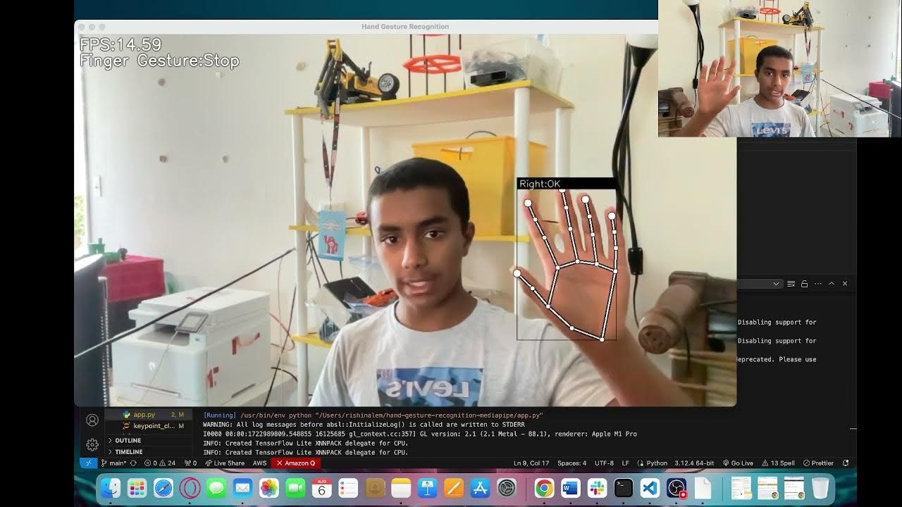 Sign Language Detector with OpenCV and Python: Hand Gesture Recognition - YouTube