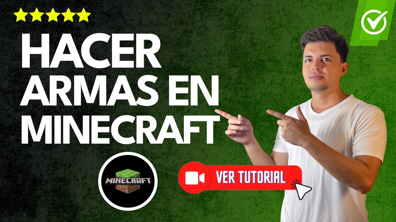 ¿Cómo HACER ARMAS en Minecraft? - Modo supervivencia🎮 - YouTube