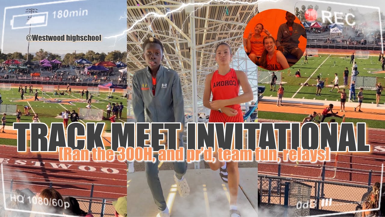TRACK MEET VLOG | 🥉top 3 qualifiers, ran the 300h and pr’d, more. - YouTube