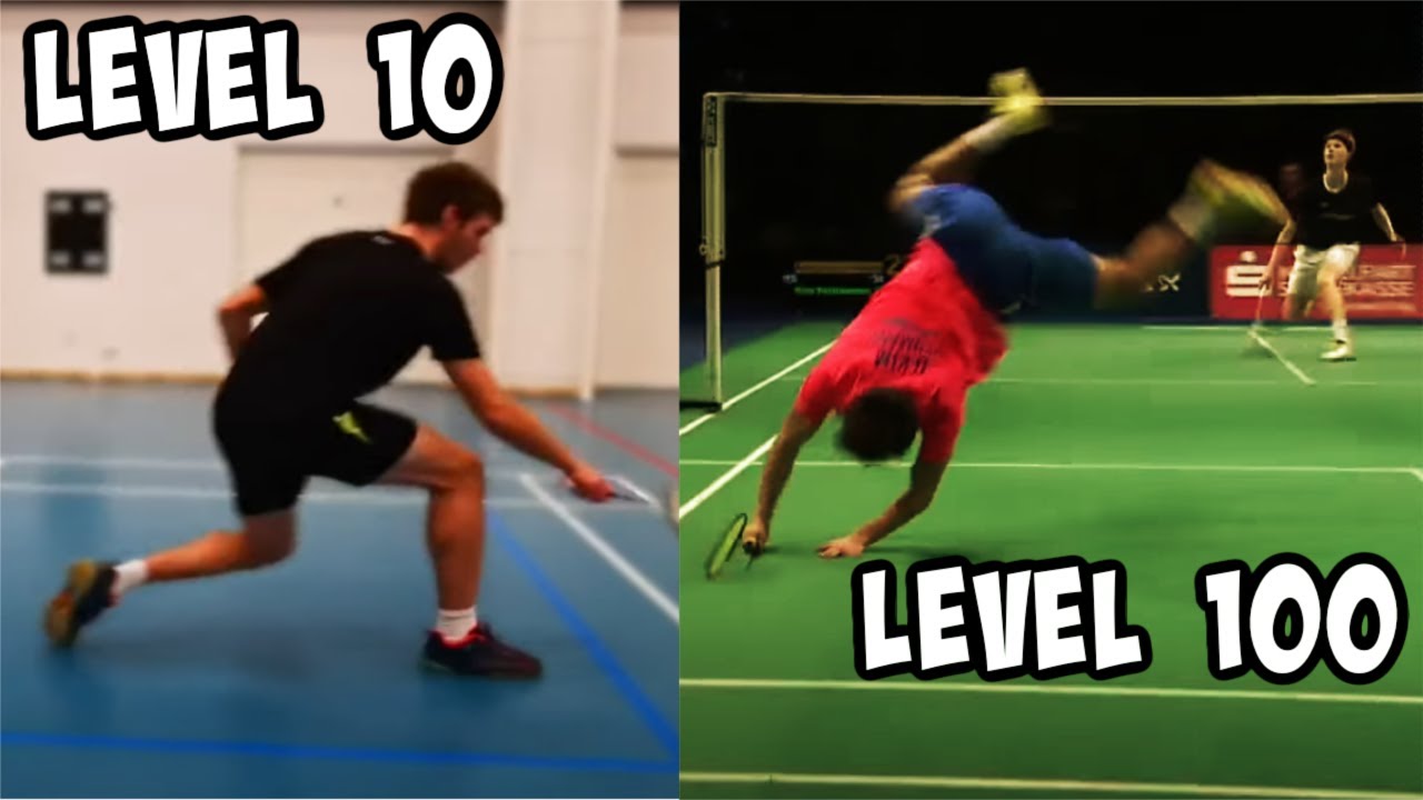 Badminton: LEVEL 1 to 100 - Single DEFENSE - YouTube