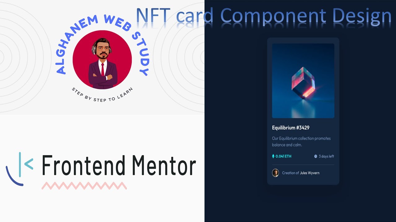 Frontend Mentor Challenges - NFT preview card component - YouTube