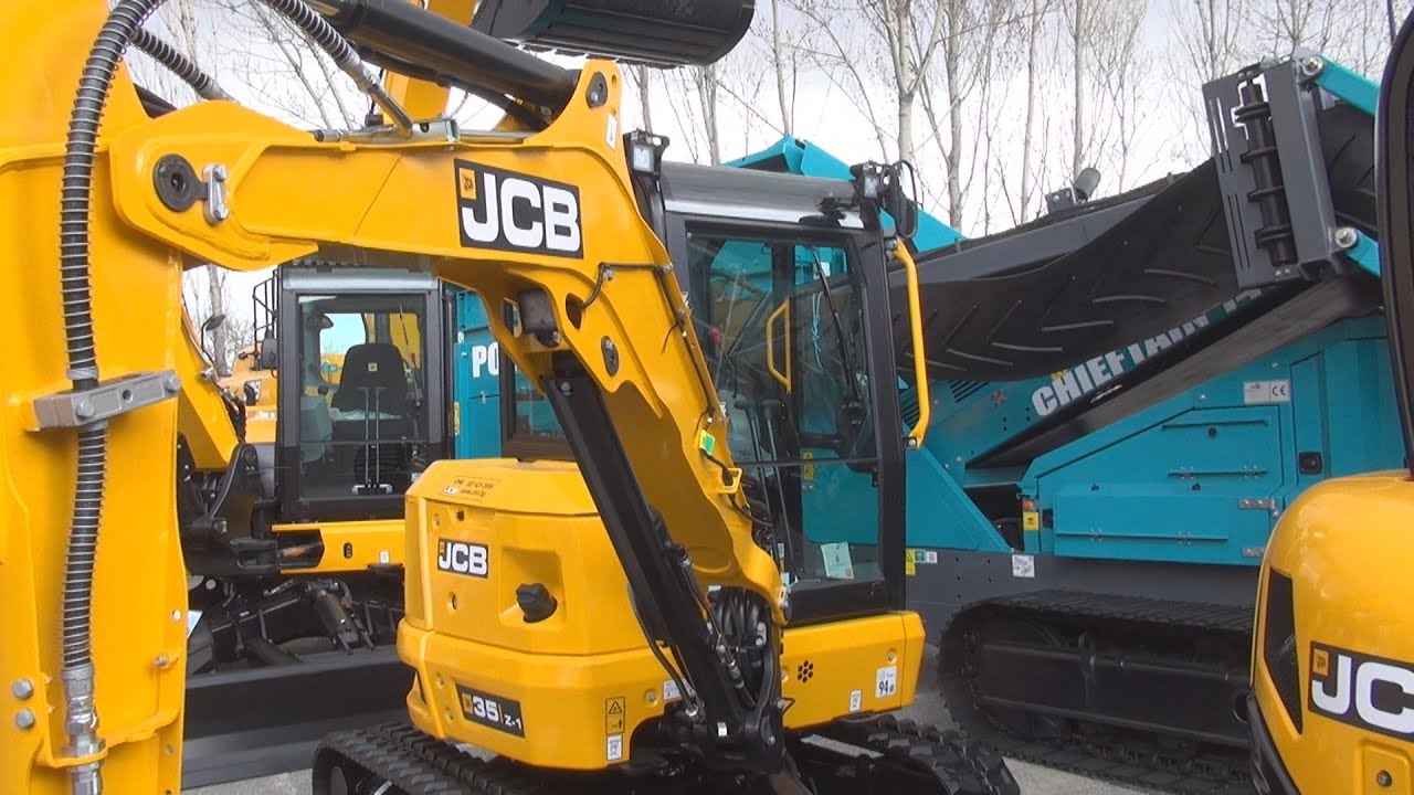 JCB 35Z-1 Mini Excavator (2022) Exterior and Interior - YouTube