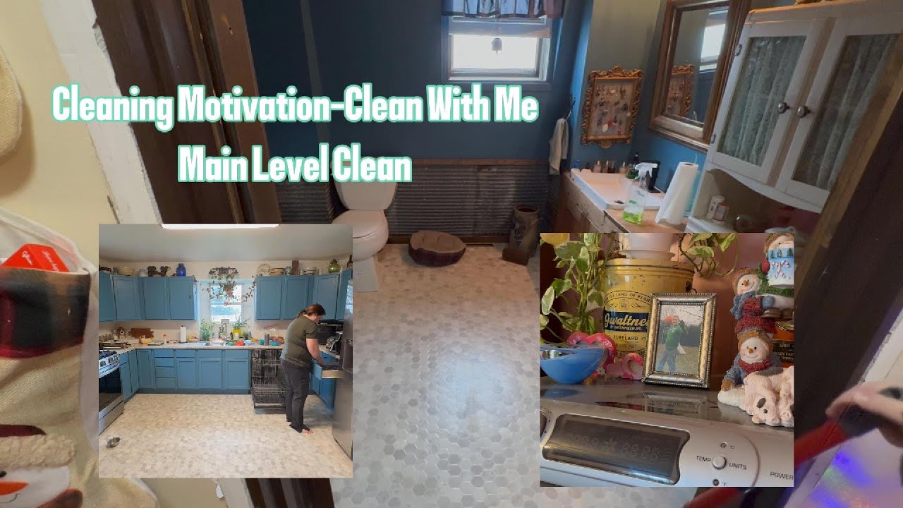 Cleaning Motivation - Clean with ME - Whole Main Level Clean - YouTube