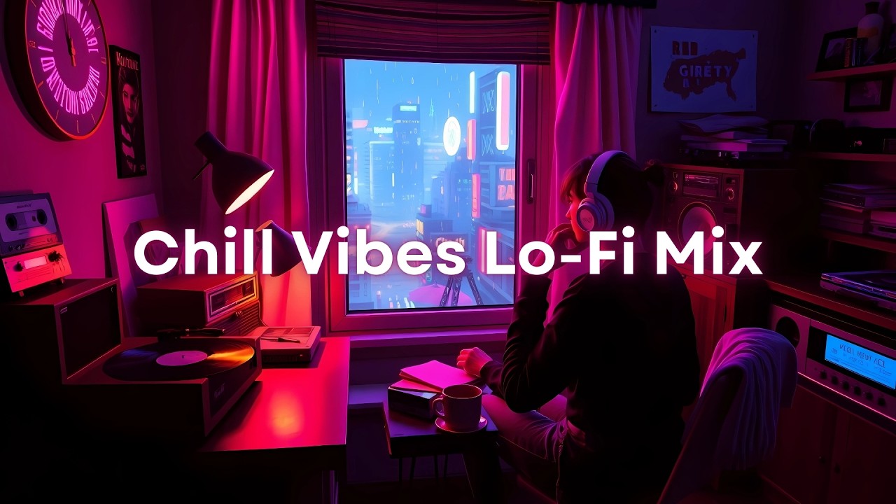Retro Lo-fi Dreams // retrowave , 80s Music, Relaxing , chill vibes ...