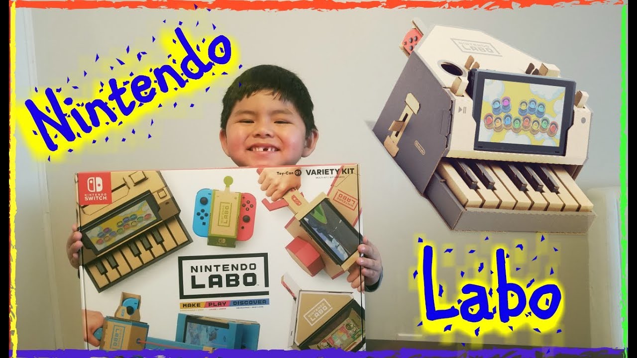 Nintendo Labo Piano Cardboard | Arts & Crafts | Nintendo Switch - YouTube