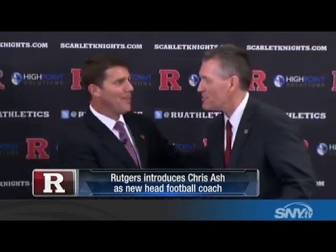 Rutgers hires new football coach Chris Ash - YouTube