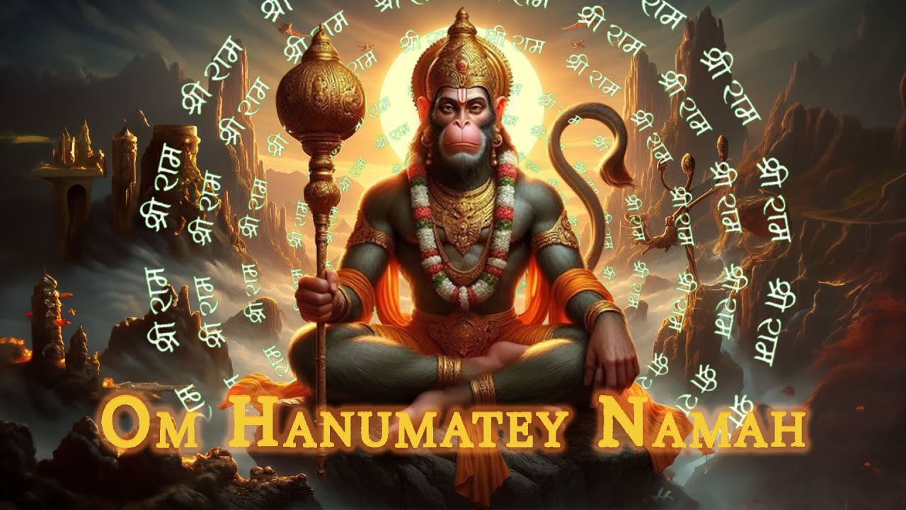 8d Audio: Om Hanumatey Namah | Hanuman Jaap | Meditation Chanting ...