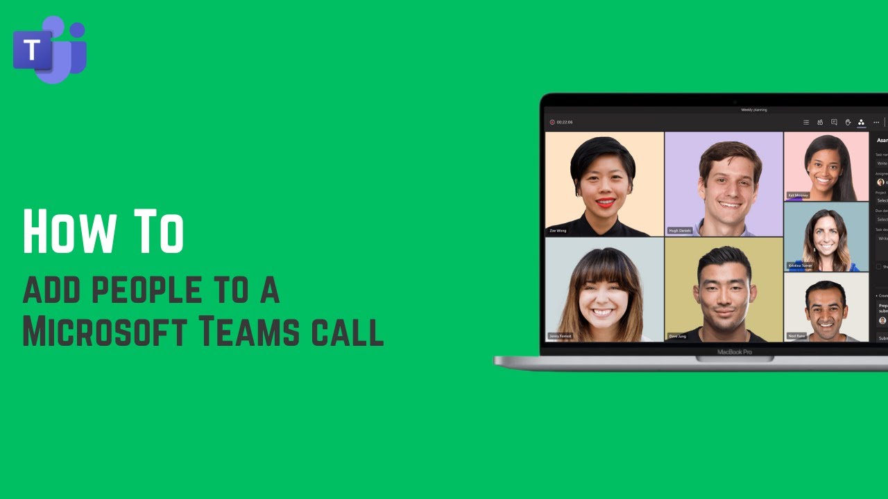How to add people to a Microsoft Teams call – Step By Step Guide - YouTube