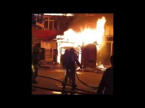 Arnavutköy’de alevli gece