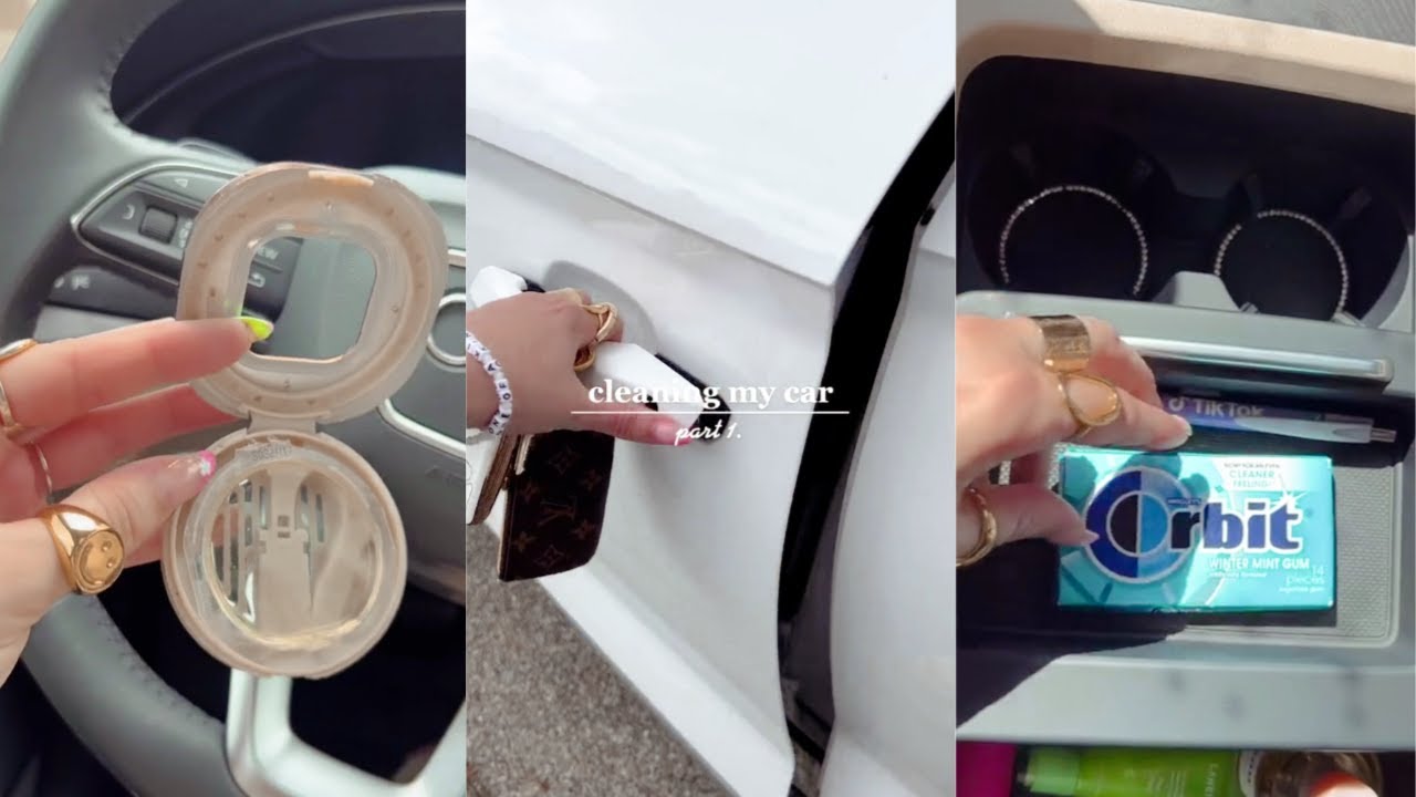 🤍 Aesthetic Car Organization Tiktok Compilation🤍 - YouTube