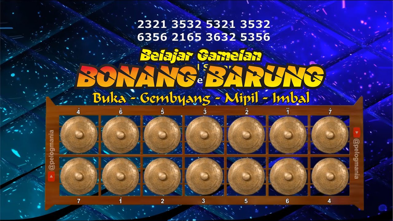 Belajar Gamelan BONANG BARUNG - Mipil Imbal - YouTube