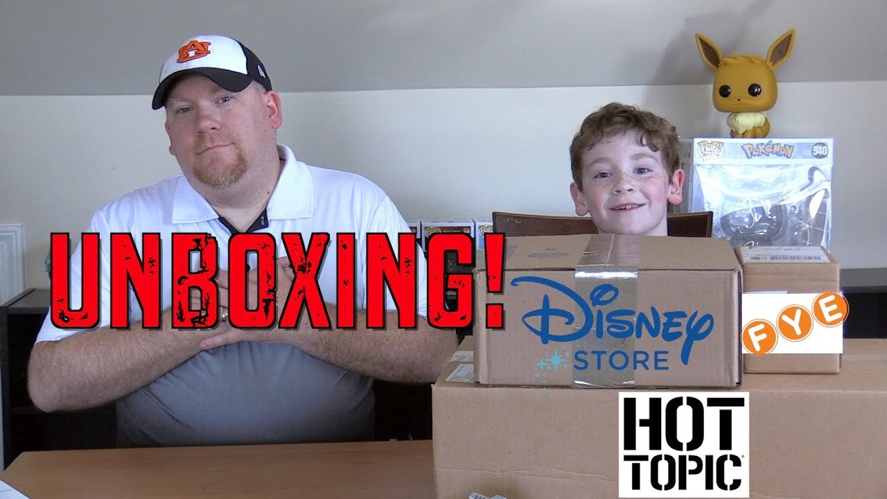Adding to our collections with boxes from Disney, FYE and Hot Topic ...
