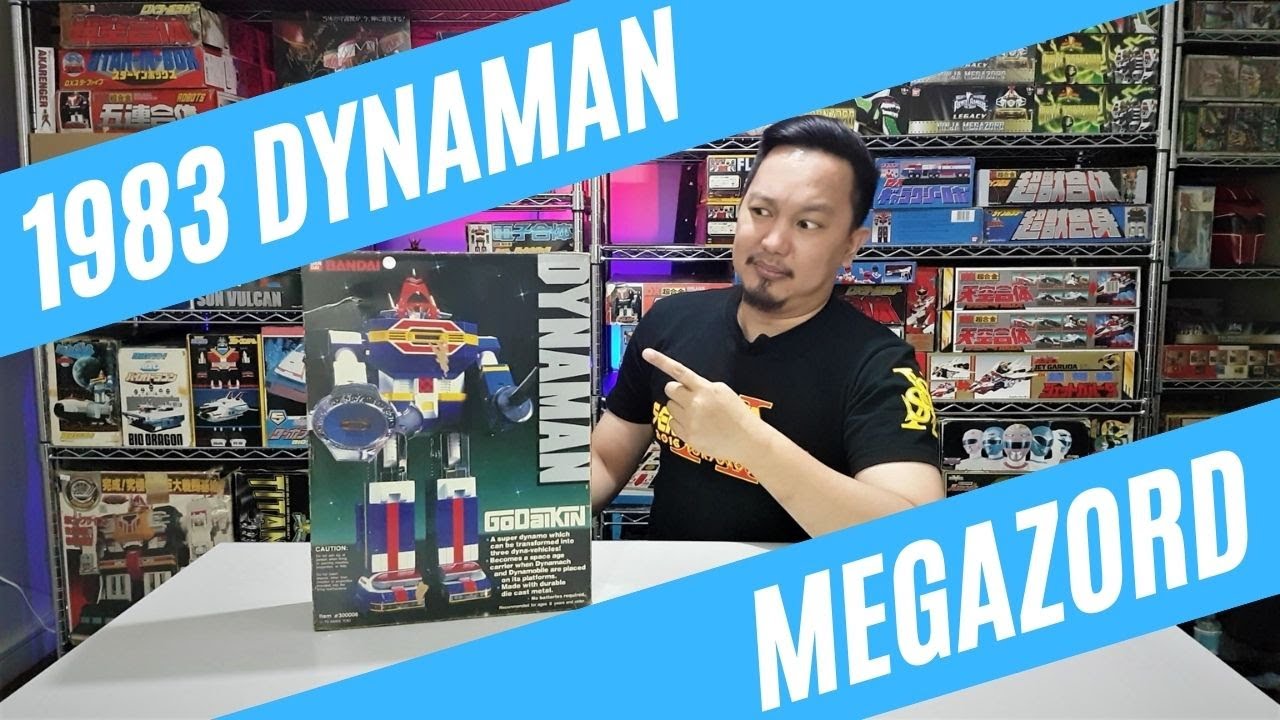 DX Dynaman Robo Megazord review 科学戦隊ダイナマン 合体!グランドスラム ダイナロボ - YouTube