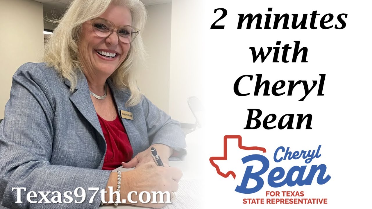 Cheryl Bean for TX House 97 2 minute Introduction - YouTube