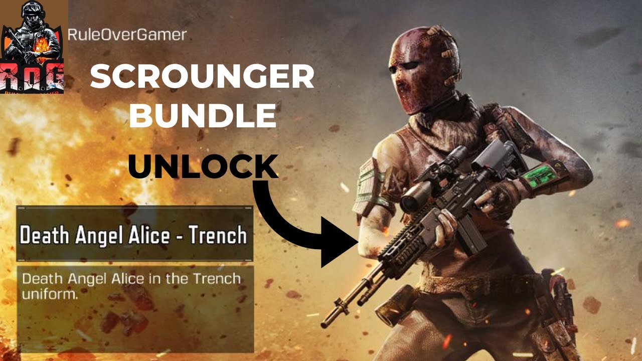 *NEW* Scrounger Bundle | Death Angel Alice Trench | Call Of Duty Mobile ...