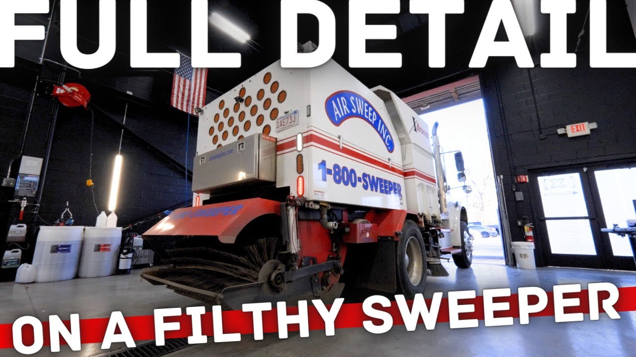 I detailed a street sweeper for 7 days... - YouTube