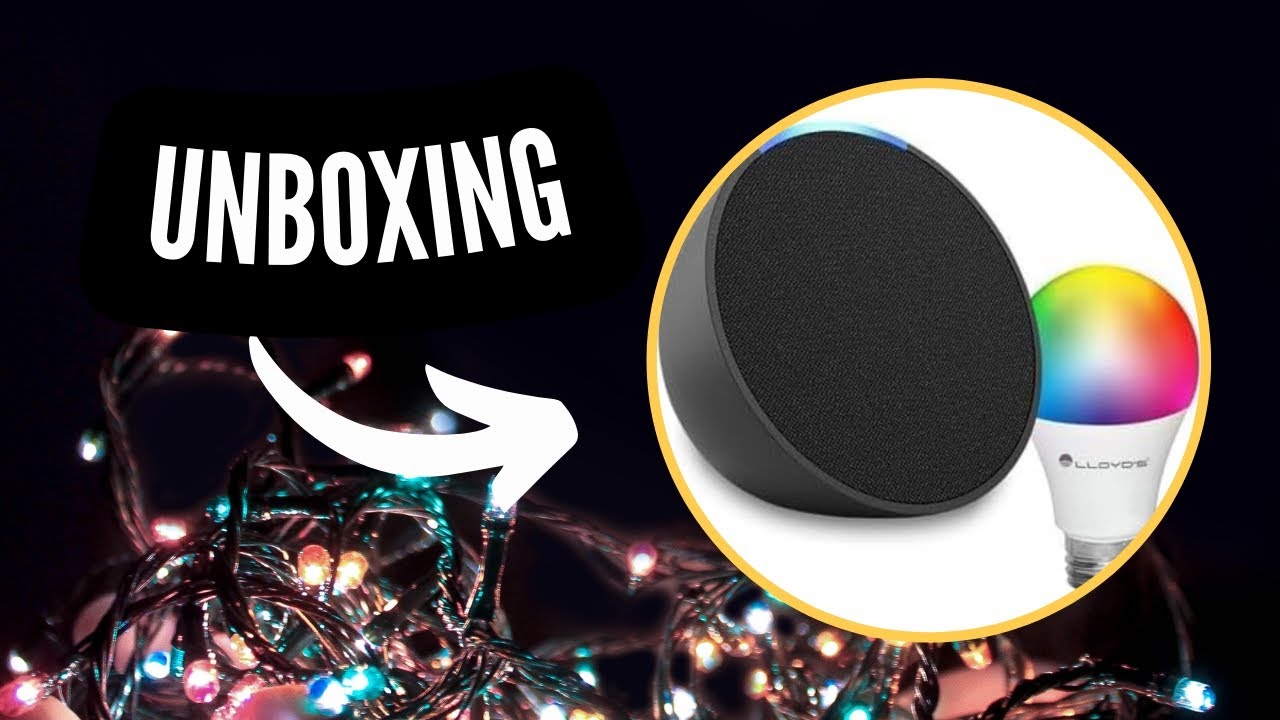 Alexa Amazon Echo Pop + Foco Inteligente Lloyds UNBOXING - YouTube