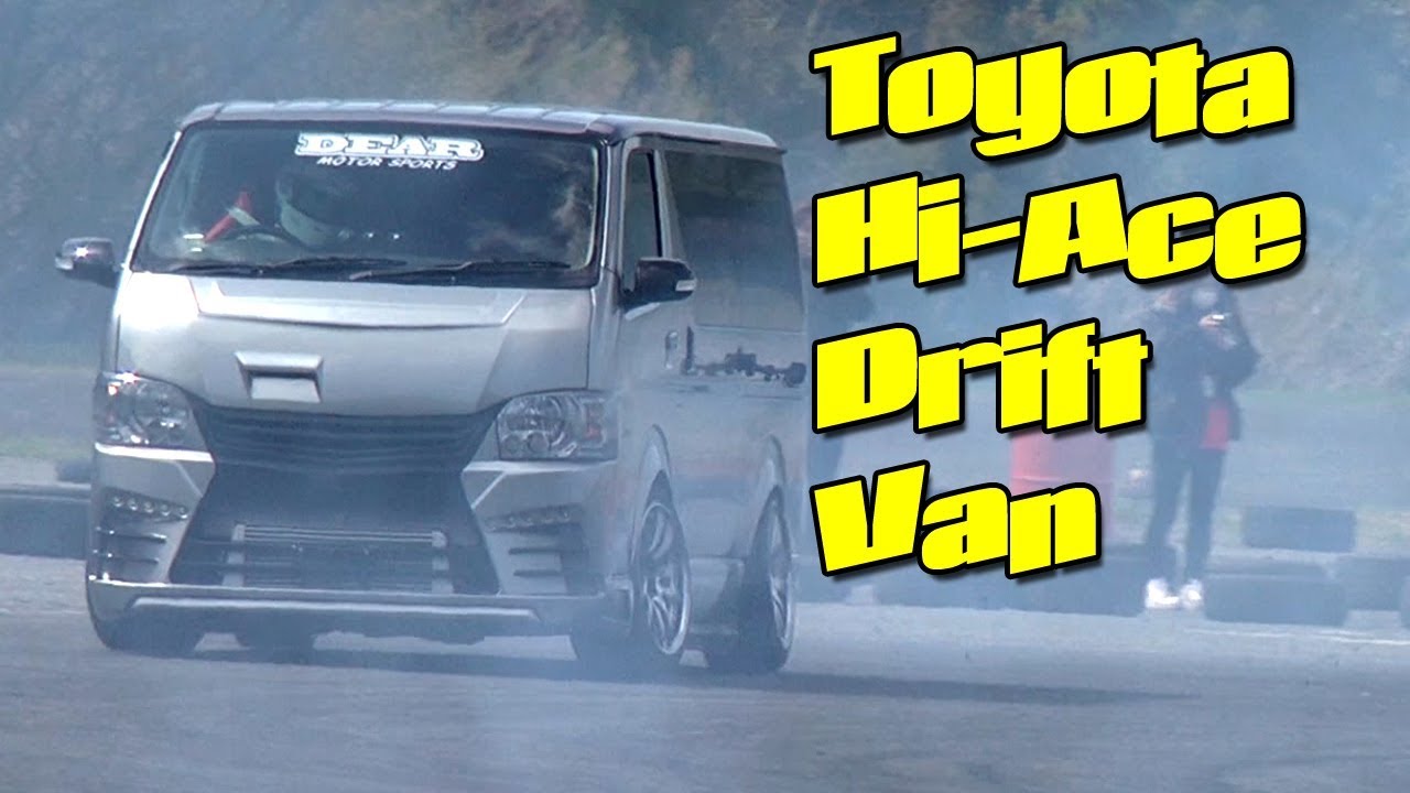 Toyota Hi Ace Drifting JDM Drift Van - YouTube