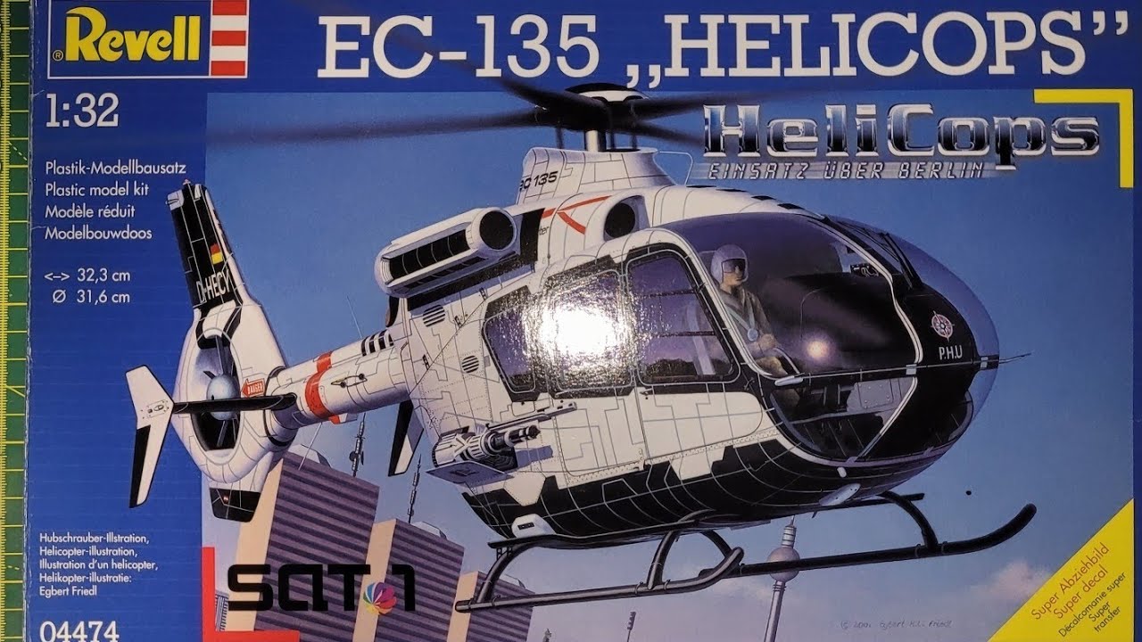 Revell EC-135 "HeliCops" in 1/32 scale - unboxing - YouTube