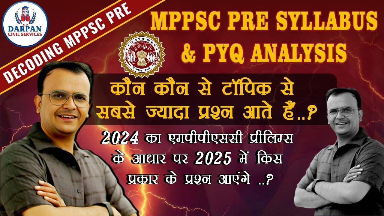 DECODING MPPSC PRE- MPPSC PRE SYLLABUS & PYQ ANALYSIS -PRE UNIT 1-6 ...