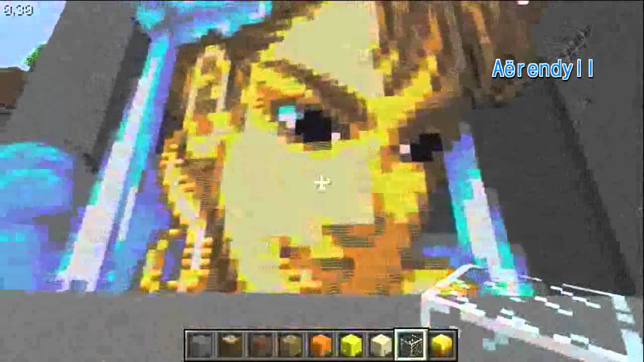 [Minecraft] Giant Chun-Li pixelart portrait - YouTube