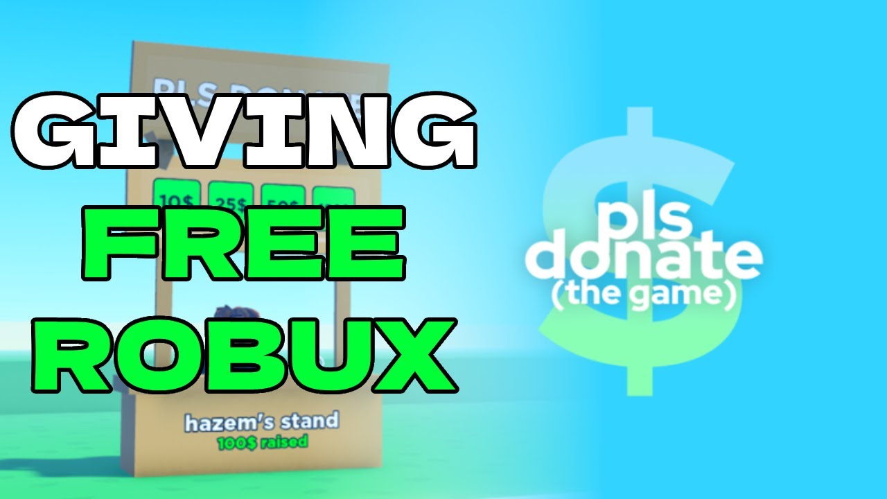 GIVING AWAY THOUSANDS OF ROBUX IN DONATE PLS!! - YouTube