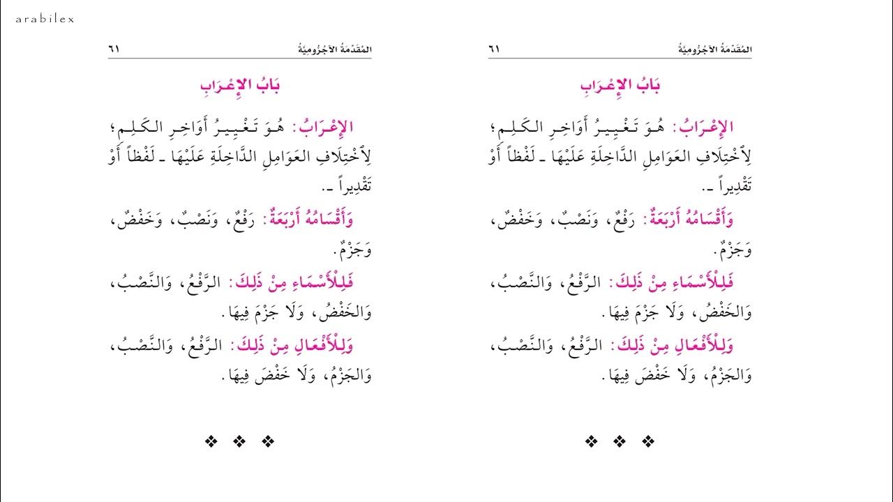 02. Матн Аджрумия - متن الآجرومية - YouTube
