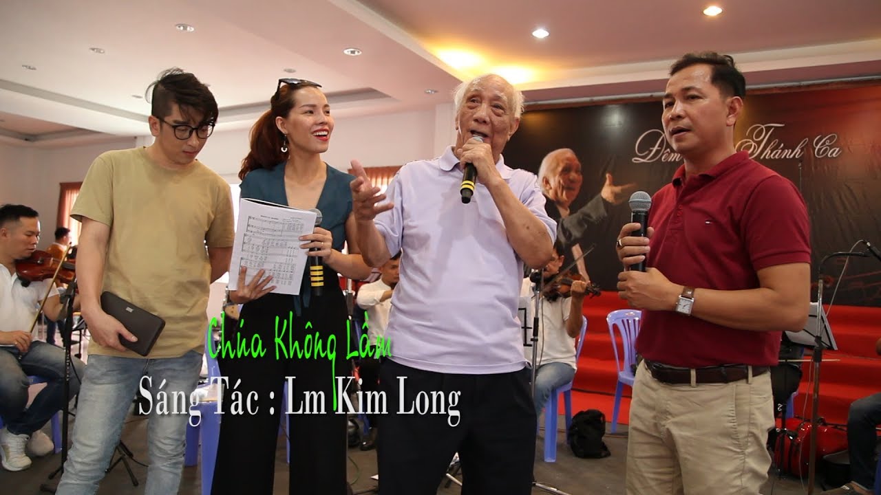 CHÚA KHÔNG LẦM ( Cha Kim Long hát Live Cùng Ca Sĩ Trong Buổi Chạy ...