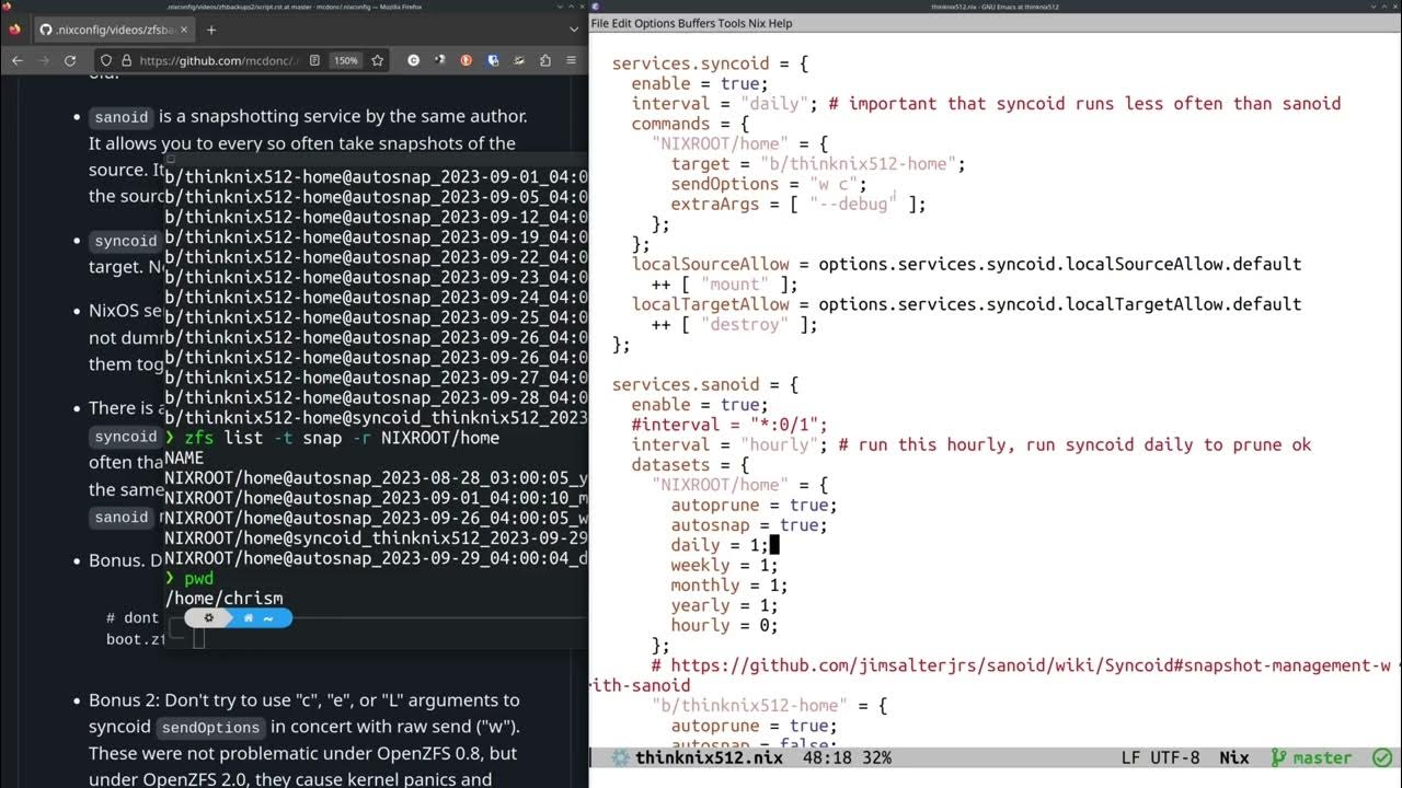 NixOS 55: ZFS Backups Using Syncoid (Revisited) - YouTube