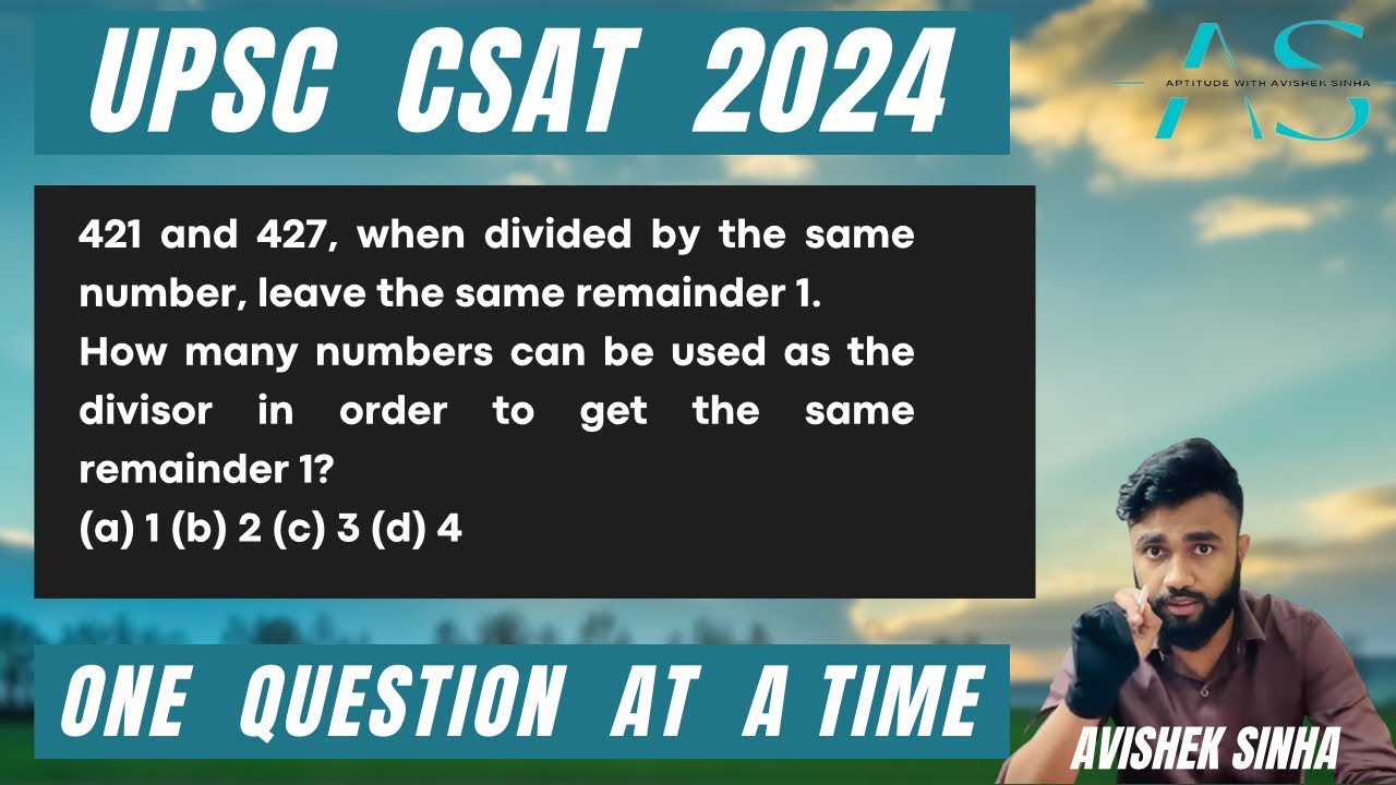 421 And 427 When Divided By The Same Number leave The Same Remainder 1 421-and-427-when-divided-by-the-same-number-leave-the-same-remainder-1