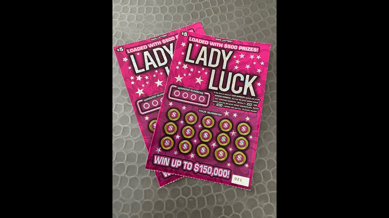 BIG WIN WITH LADY LUCK! OHIO LOTTERY! - YouTube