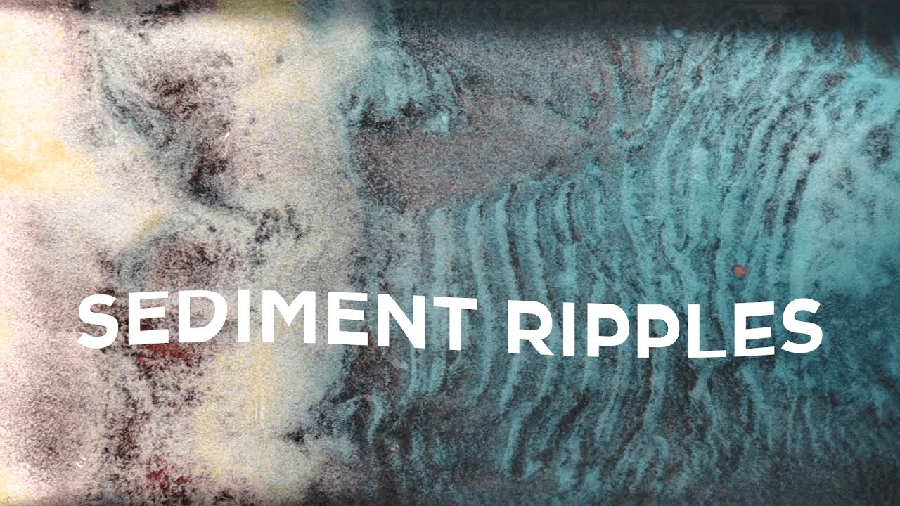 Sediment Ripples Formed in Stream Table - YouTube