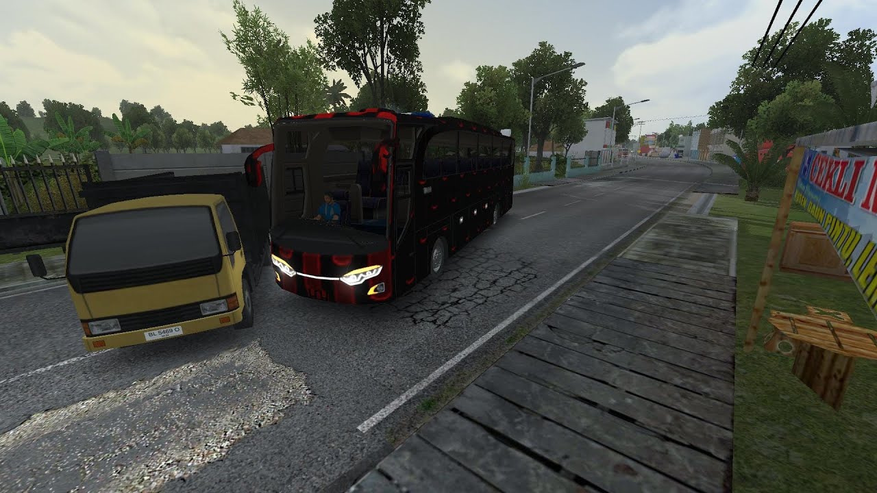 Jubus simulator Indonesia realistic version 2024 game - YouTube