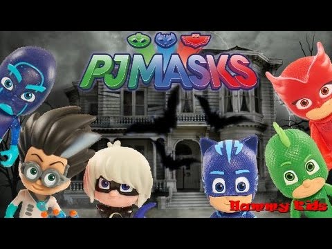 Pj Masks Toys and the Haunted House - YouTube