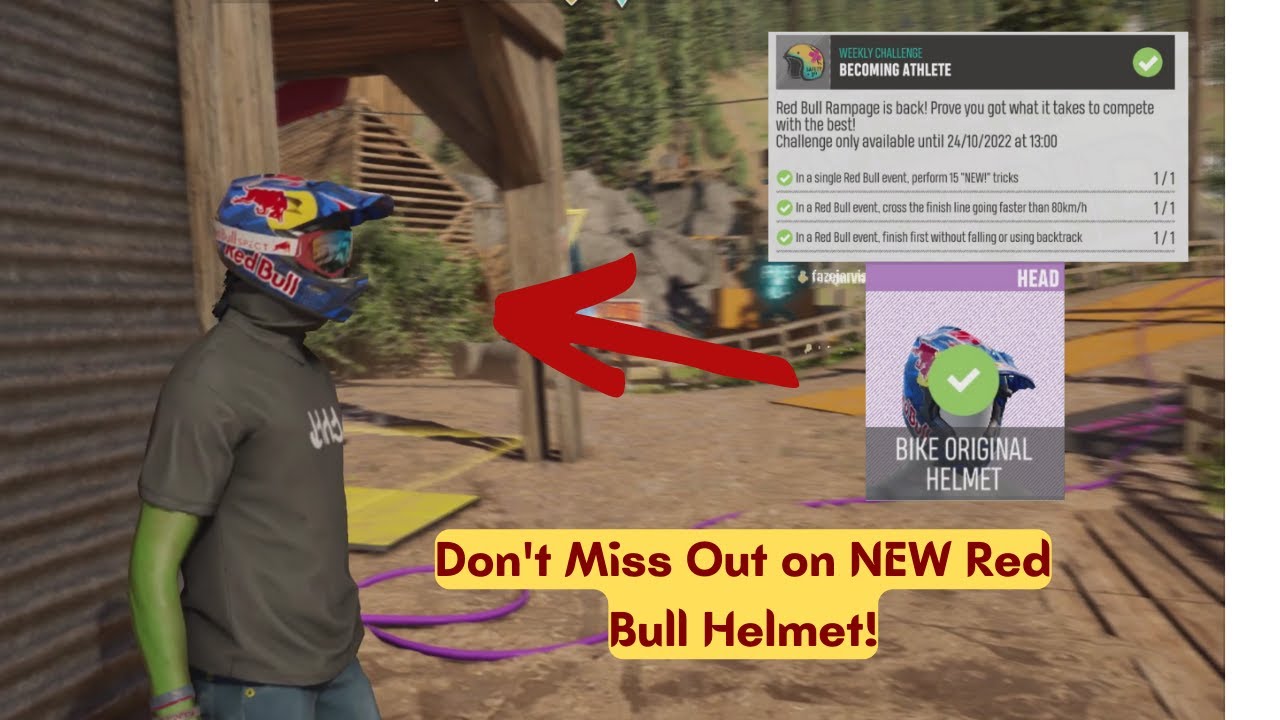 How To Get NEW Red Bull Helmet! Only Available Until 10/24/2022 ...