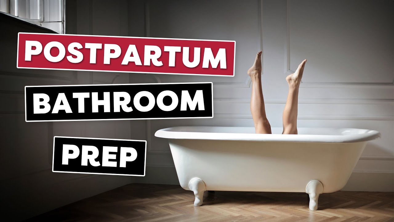 Essential Bathroom Prep for Postpartum Care | MamasteFit - YouTube