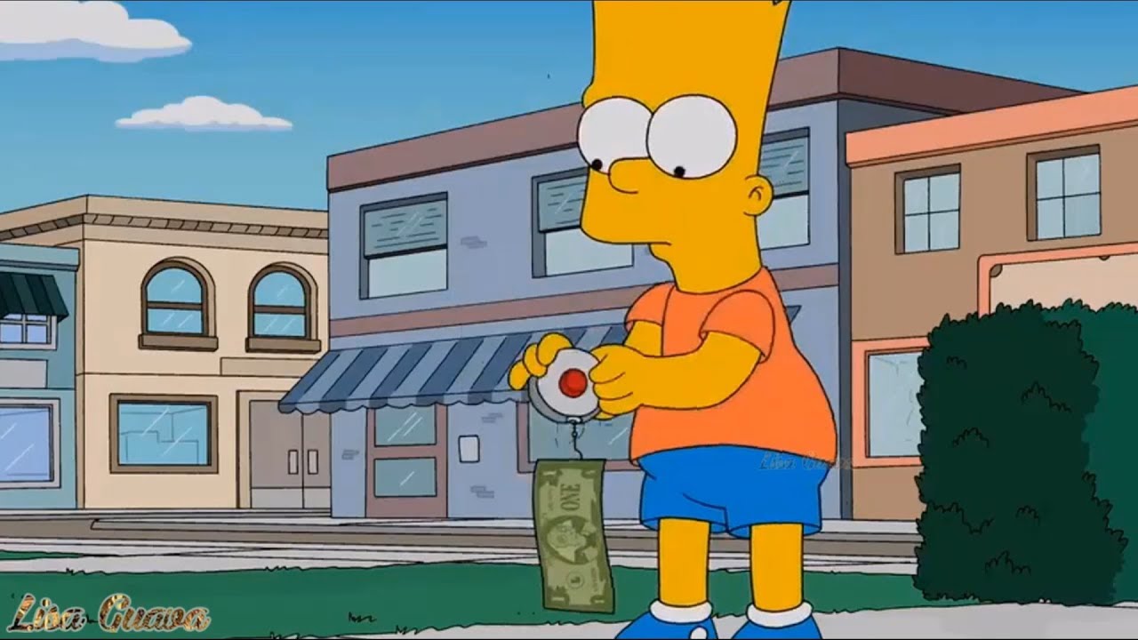 Bart's joke with a $ 1 ! - YouTube
