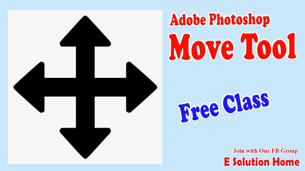 Adobe Photoshop Move Tool - YouTube