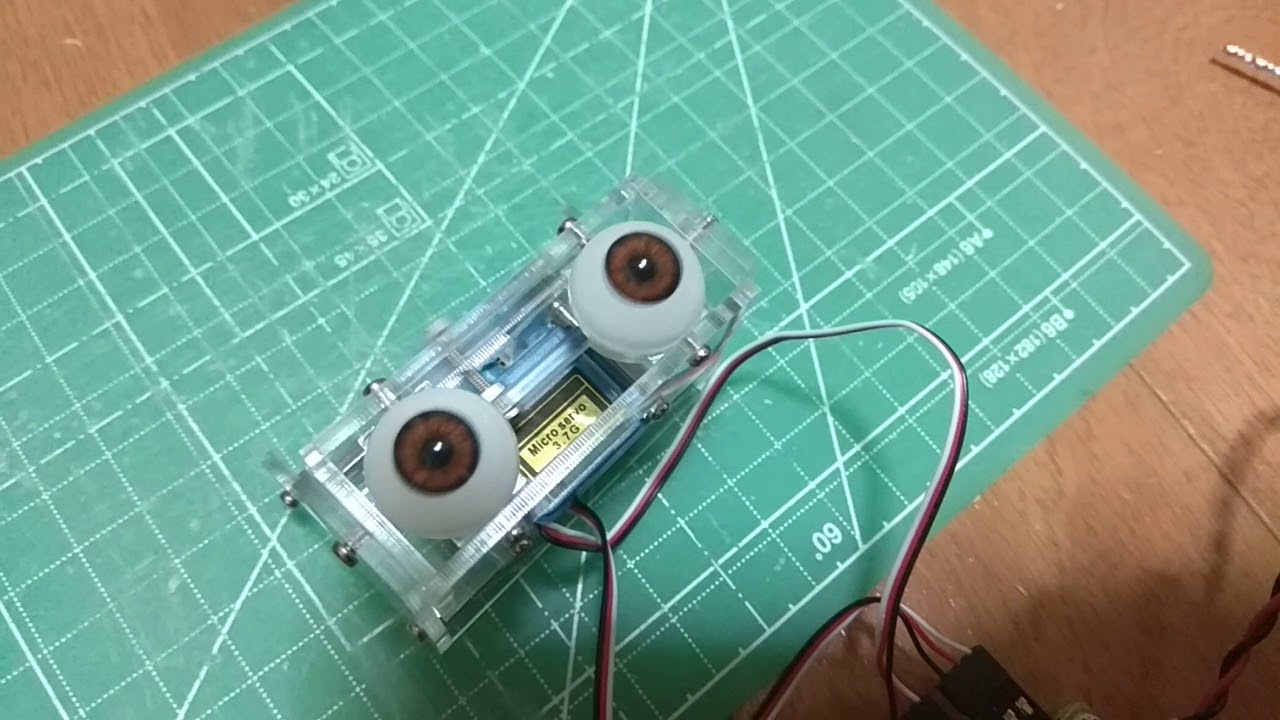 Doll eyes motion test 6 - YouTube