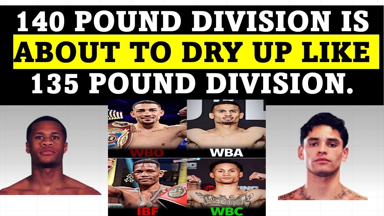 140 POUND DIVISION IS ABOUT TO DRY UP LIKE THE 135 DIVISION. TOP ...