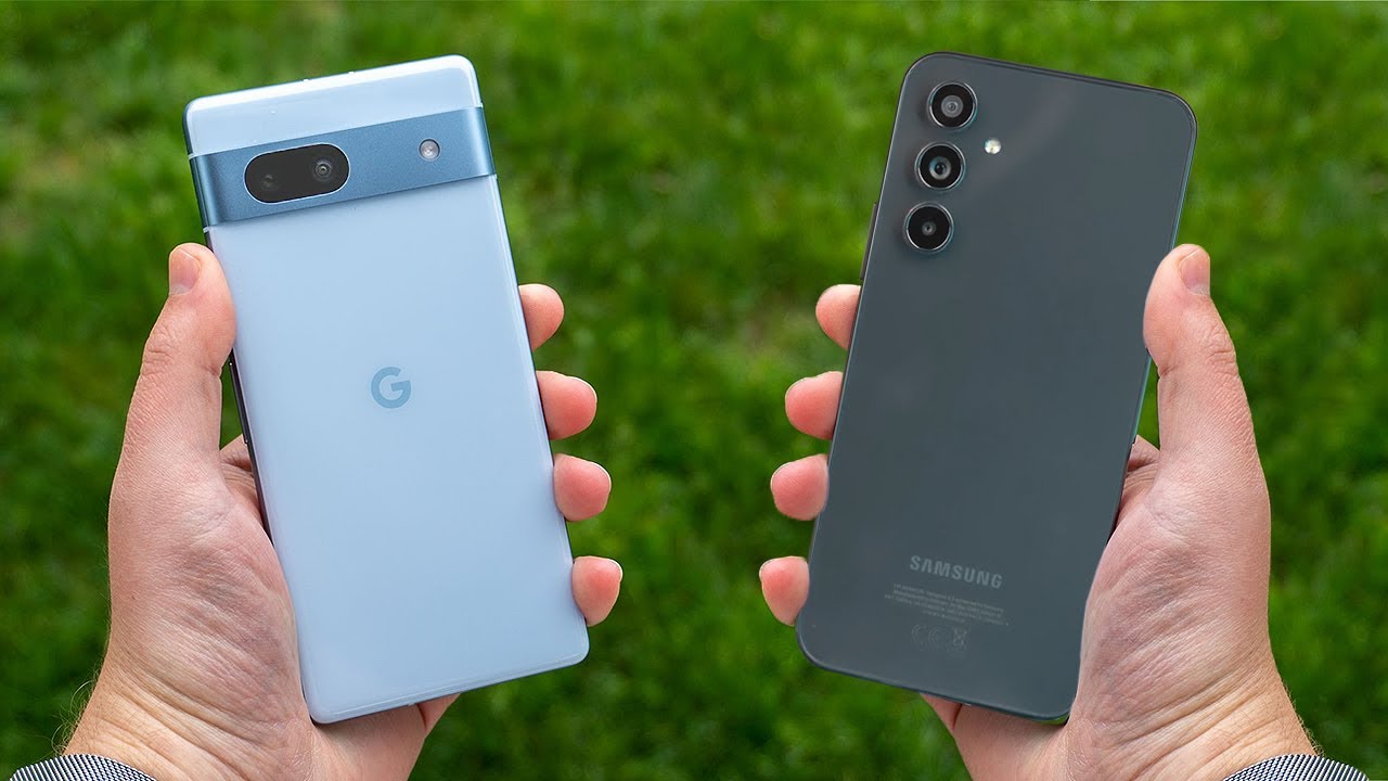 google pixel 7a Vs samsung galaxy a55 - YouTube