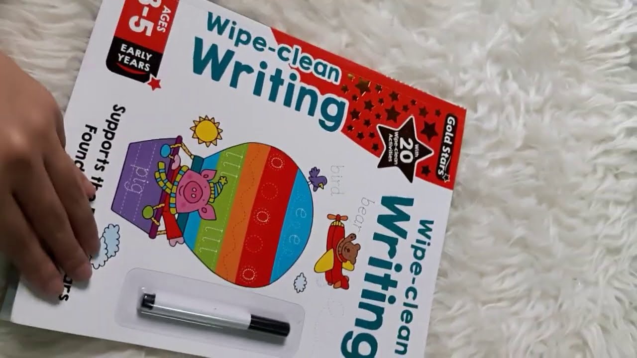 Review Kids Book - Wipe Clean Writing - YouTube
