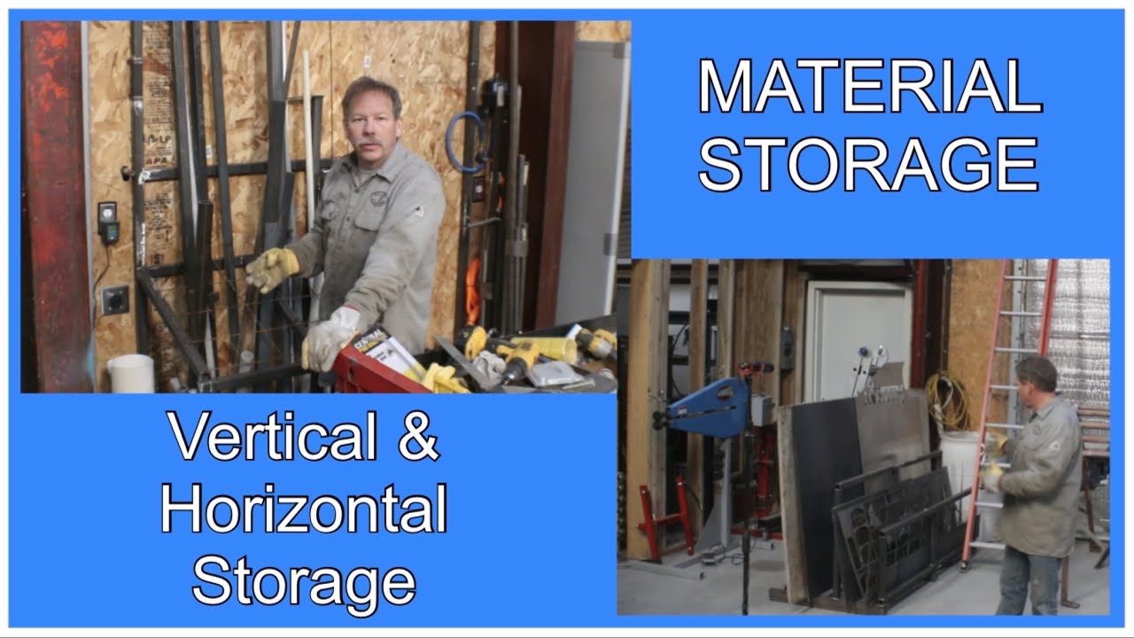 Material Storage for Sheet Metal and Tubing | ALLISON CUSTOMS - YouTube