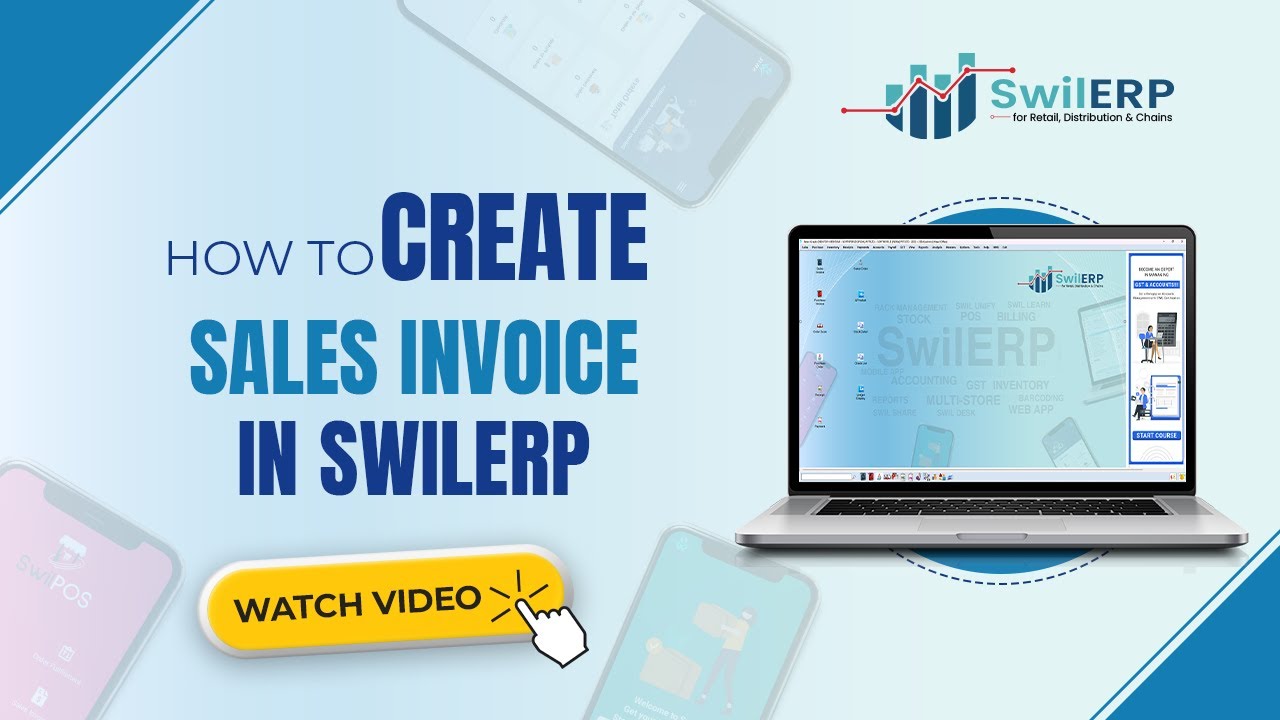 How to Create Sales Invoice in SwilERP || #getswilerp #sales #invoice # ...