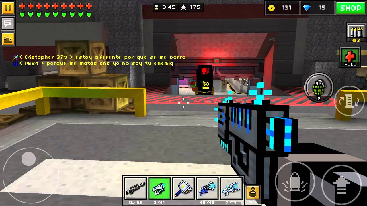 Pixel gun 3d BLASTER ALIENÍGENA UP2 - YouTube