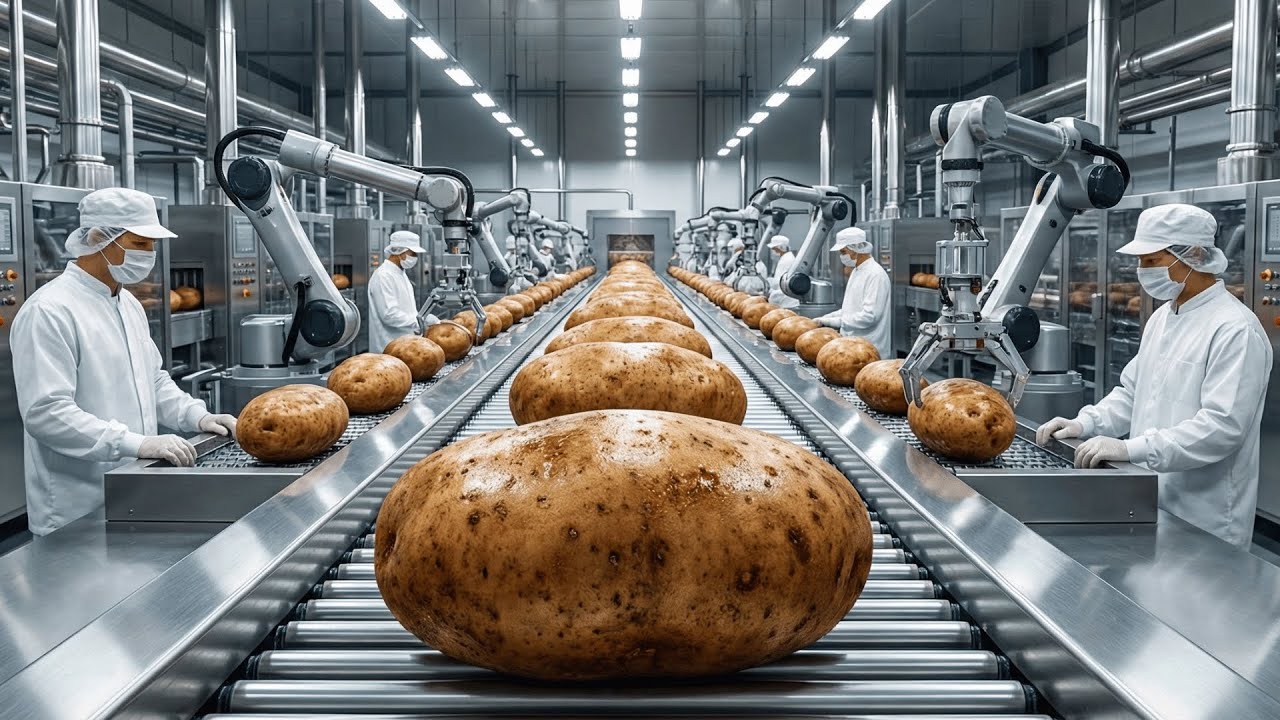 Inside a Modern Potato Chip Factory: From Fresh Potatoes to Perfectly ...