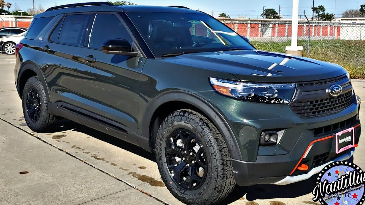 New 2023 Ford Explorer Timberline 4WD Forged Green Metallic. - YouTube