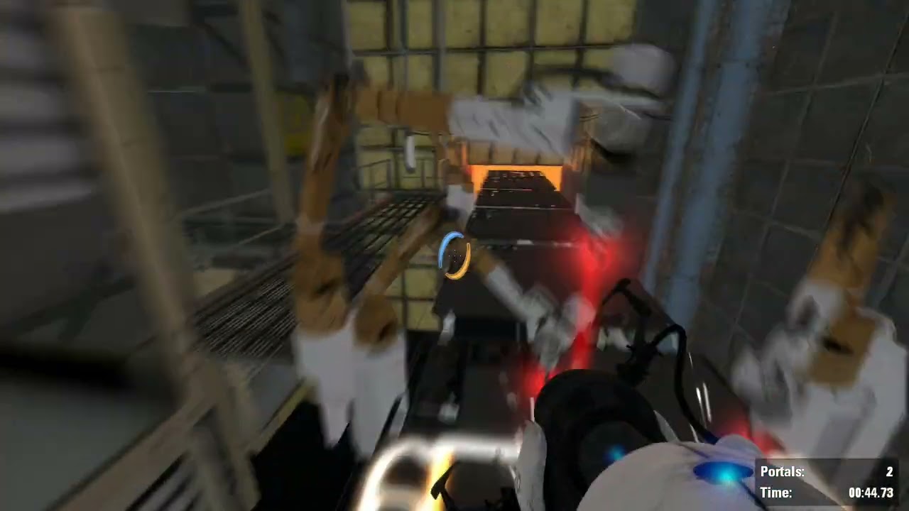 turret factory 5 portals - YouTube