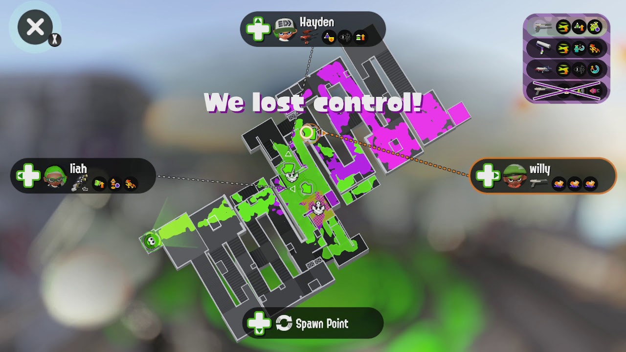 Splatoon 2: Moray Towers Splat Zones Platform Harrass 2/4 - YouTube