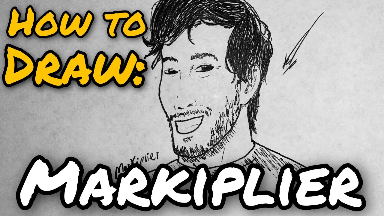 How To Draw Markiplier Anime Aura Drawing Tutorials Youtube
